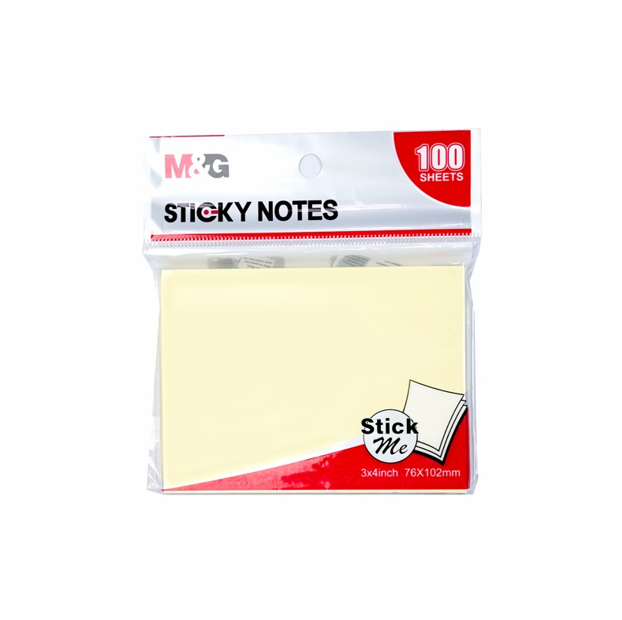 M&G YS-141 Yellow Colour Sticky Notes – Stationery Store