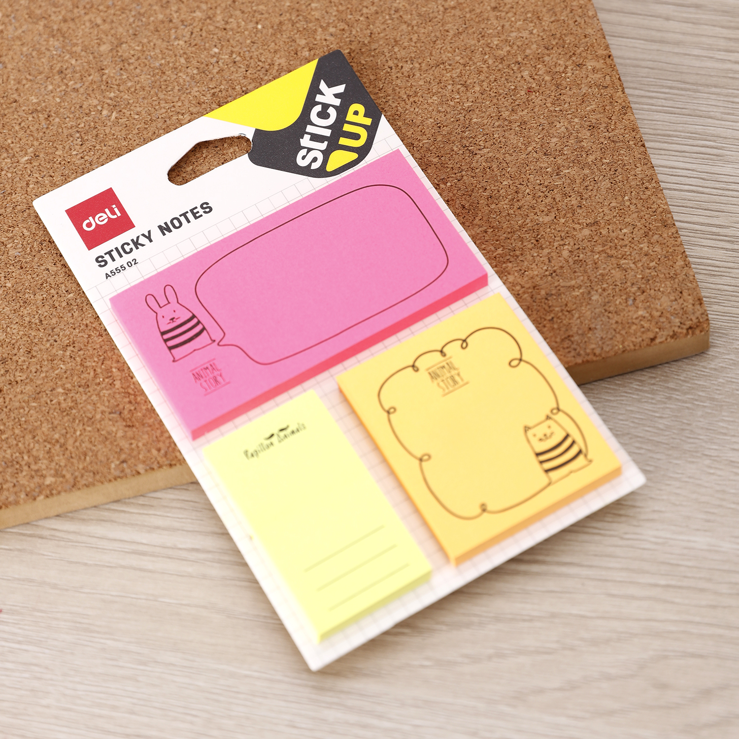 Deli-EA55502 Sticky Notes – Stationery Store