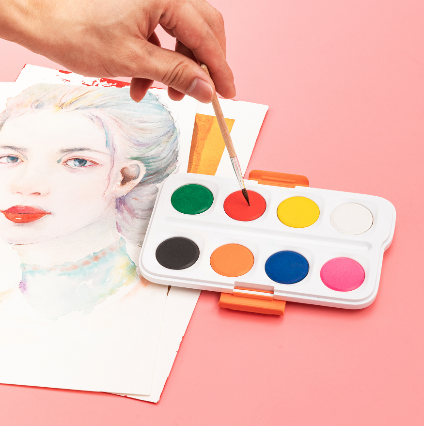 Deli EC10-8 Watercolor Painting Set – Stationery Store