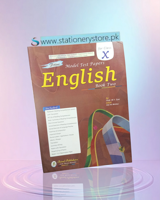Faisal Model Test Papers for Class X English – Stationery Store