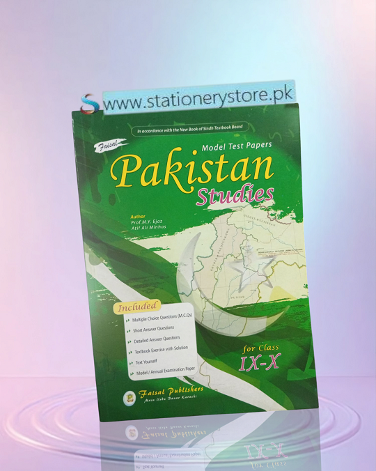 Faisal Model Test Papers for Class X Pakistan Studies – Stationery Store
